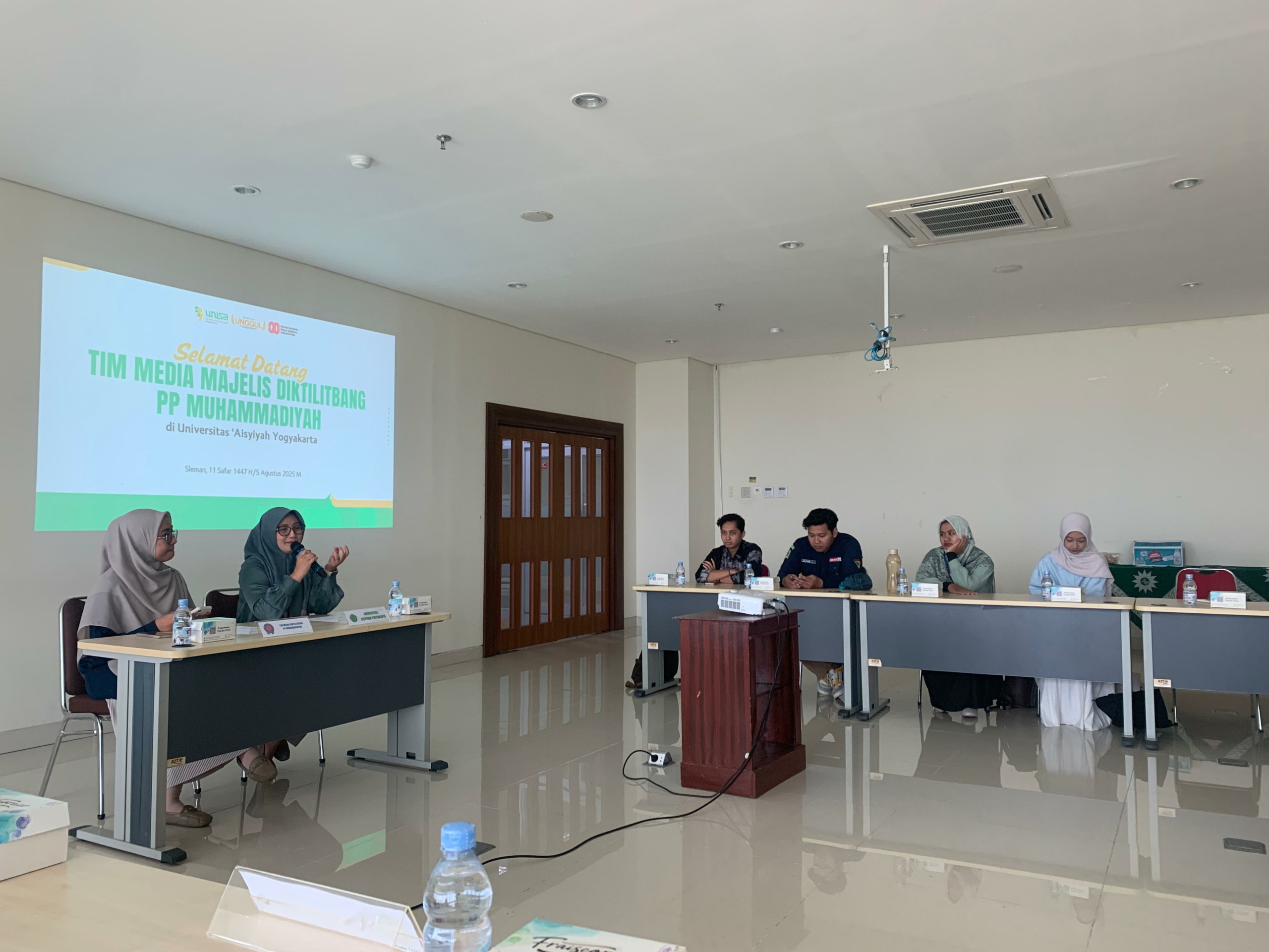 Tim Media Diktilitbang Muhammadiyah Studi Banding ke UNISA